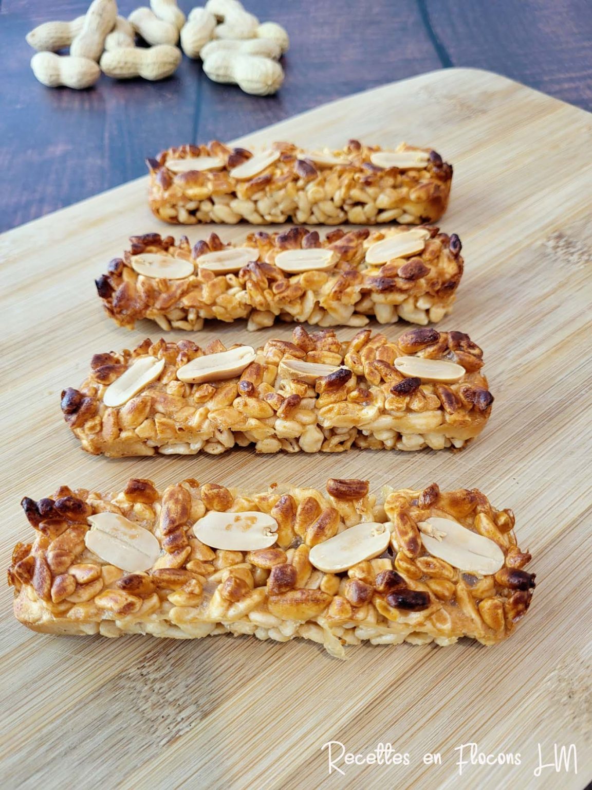 BARRES AU RIZ SOUFFLE CARAMEL BEURRE SALE - RECETTES EN FLOCONS