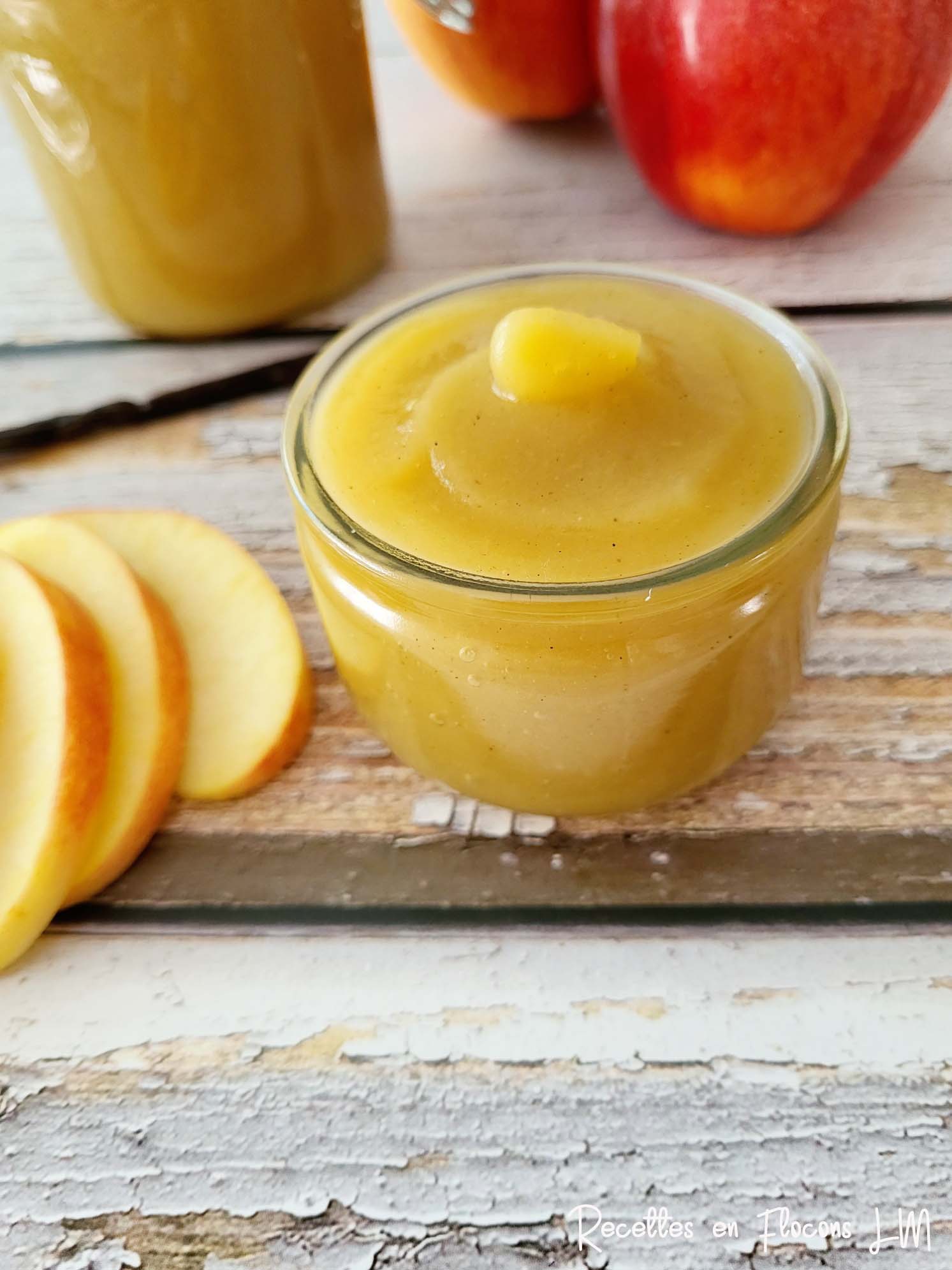 COMPOTE DE POMMES - RECETTES EN FLOCONS