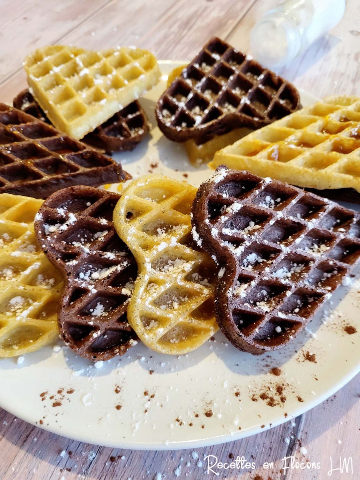 GAUFRES CROUSTILLANTES SANS GLUTEN - RECETTES EN FLOCONS