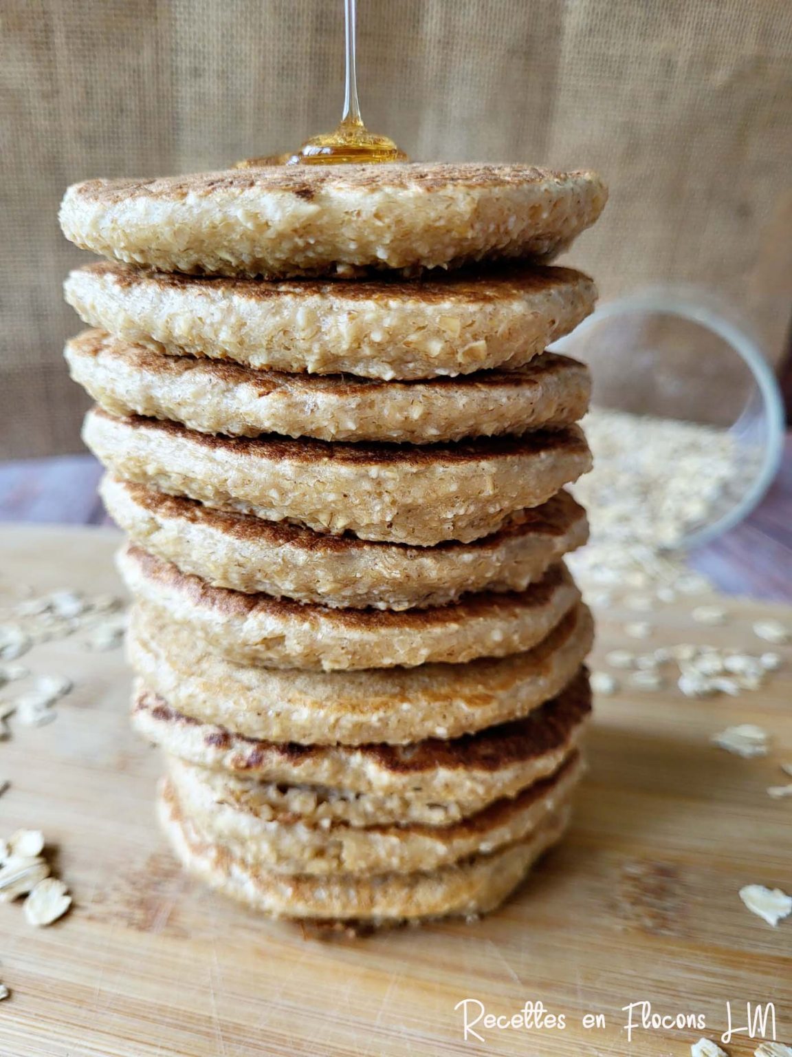 Pancakes aux flocons d'avoine - RECETTES EN FLOCONS