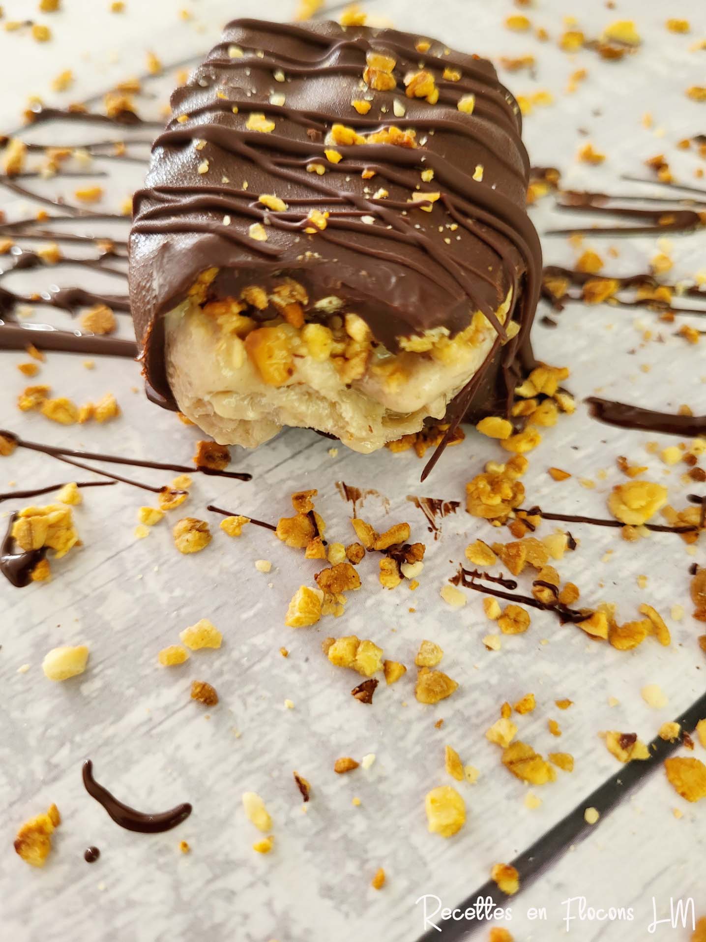ESQUIMAU GOURMAND BANANE CHOCOLAT - RECETTES EN FLOCONS